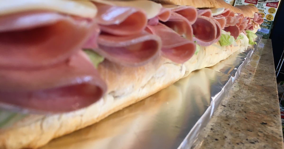 Foot Long Sub - Anthony's Roast Beef - Pizza Restaurant in Tewksbury, MA