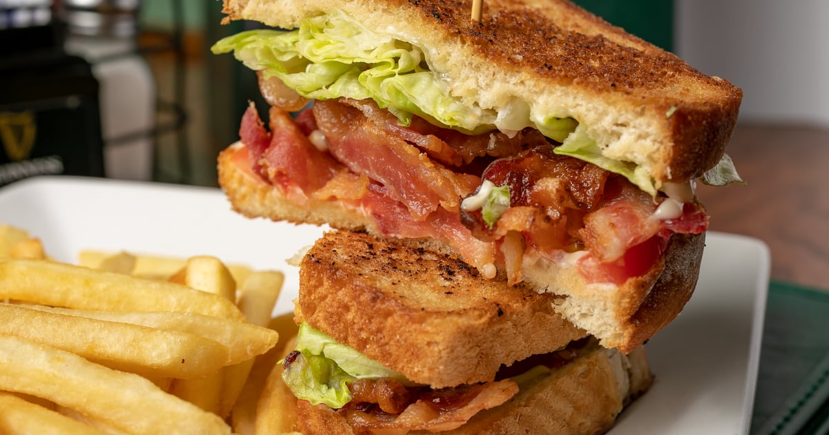 BLT - Late Night Menu - Angry Ginger Irish Pub - Irish Restaurant in ...