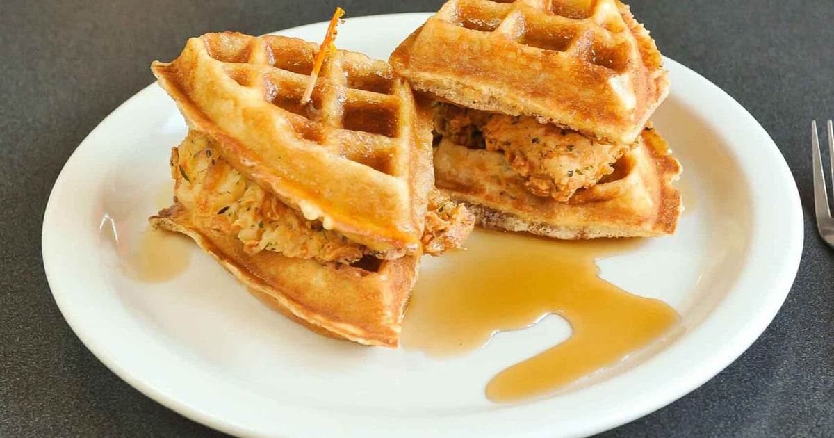 Crispy Fried Chicken and Waffles - Atlanta Breakfast Club - Restaurant ...