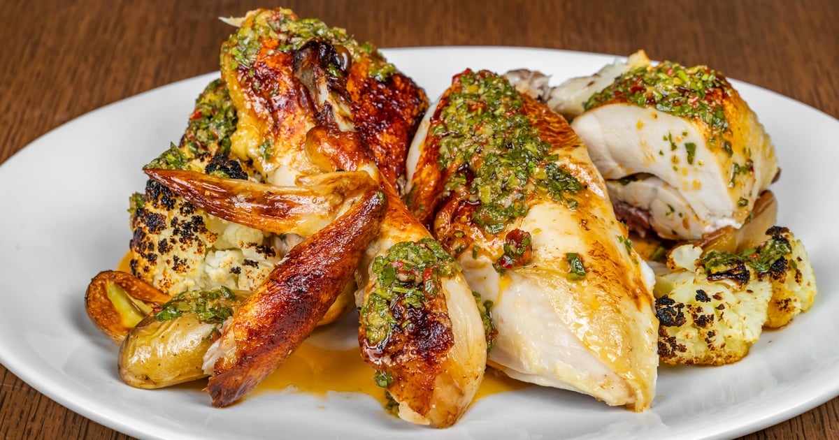 Rotisserie Half Chicken - Parlor, Woodfire Kitchen & Cocktails - Pizza ...