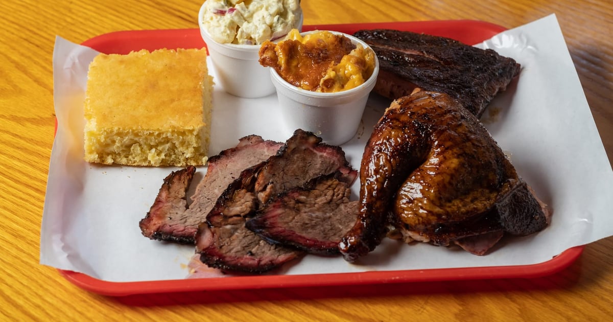 Sampler Platter - Holy Smoke Texas Style BBQ - Barbecue Restaurant in ...