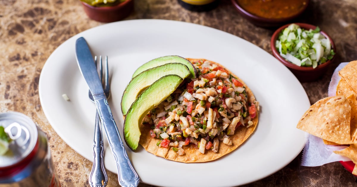 Ceviche Tostada - Menu - Gorditos Healthy Mexican - Mexican Restaurant ...