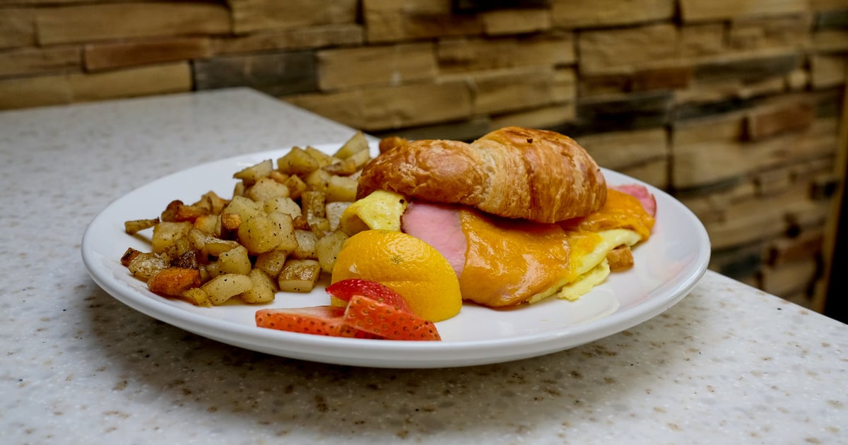 Clovis Croissant - Breakfast - Cornerstone Bakery & Cafe - Breakfast ...