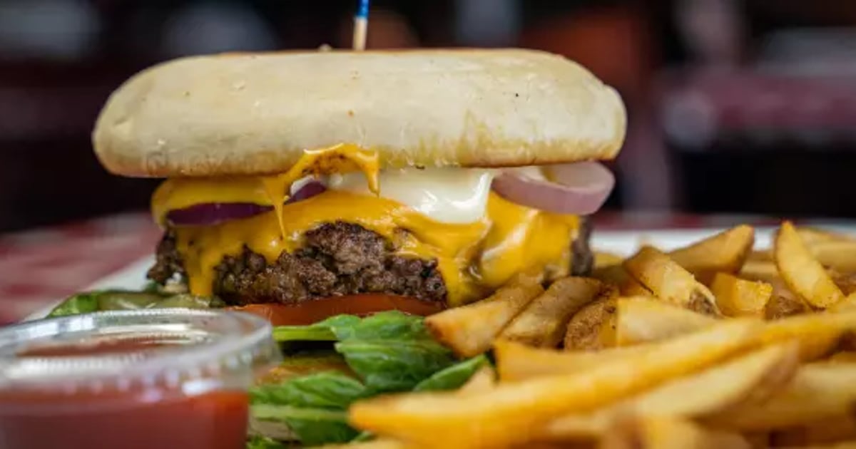 "The Classic" Burger - Carencro Dinner - Prejean's