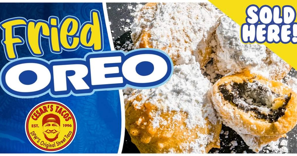 Fried Oreos - Cesar's Tacos...DFW's original street taco since 1996