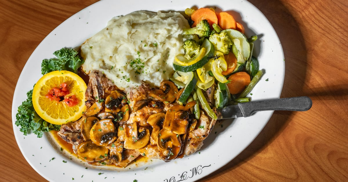 Jack Daniel's Pork Chops - Marietta Diner - Classic neon-fronted diner ...