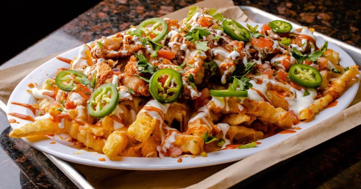 Swamp fries w/chicken - Menu - Sharon's Creole Kitchen - Creole ...