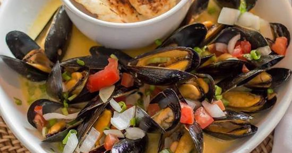 Pan Steamed Mussels - Hook Line & Schooner - Seafood Restaurant in GA