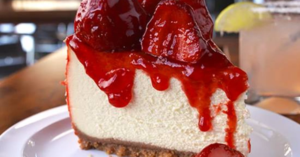 Jumbo Cheesecake Slice - Dinner Menu - Hook Line & Schooner - Seafood ...