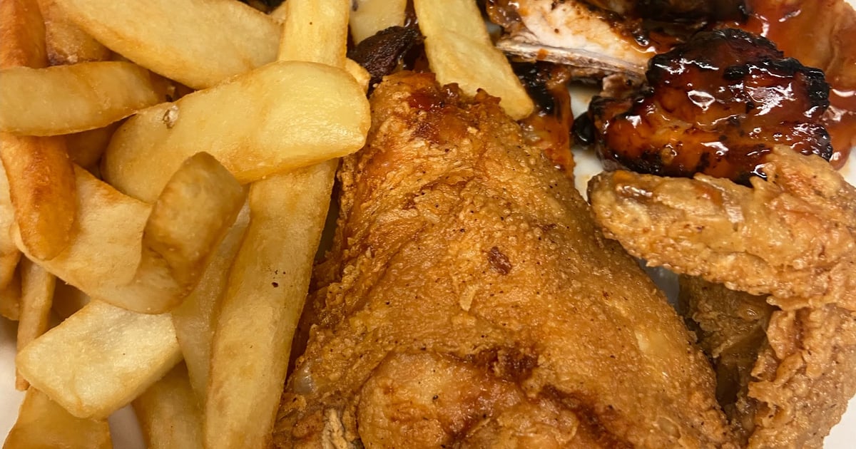 Broasted Fried Chicken & Riblets - The Spare Rib - Barbecue Restaurant ...