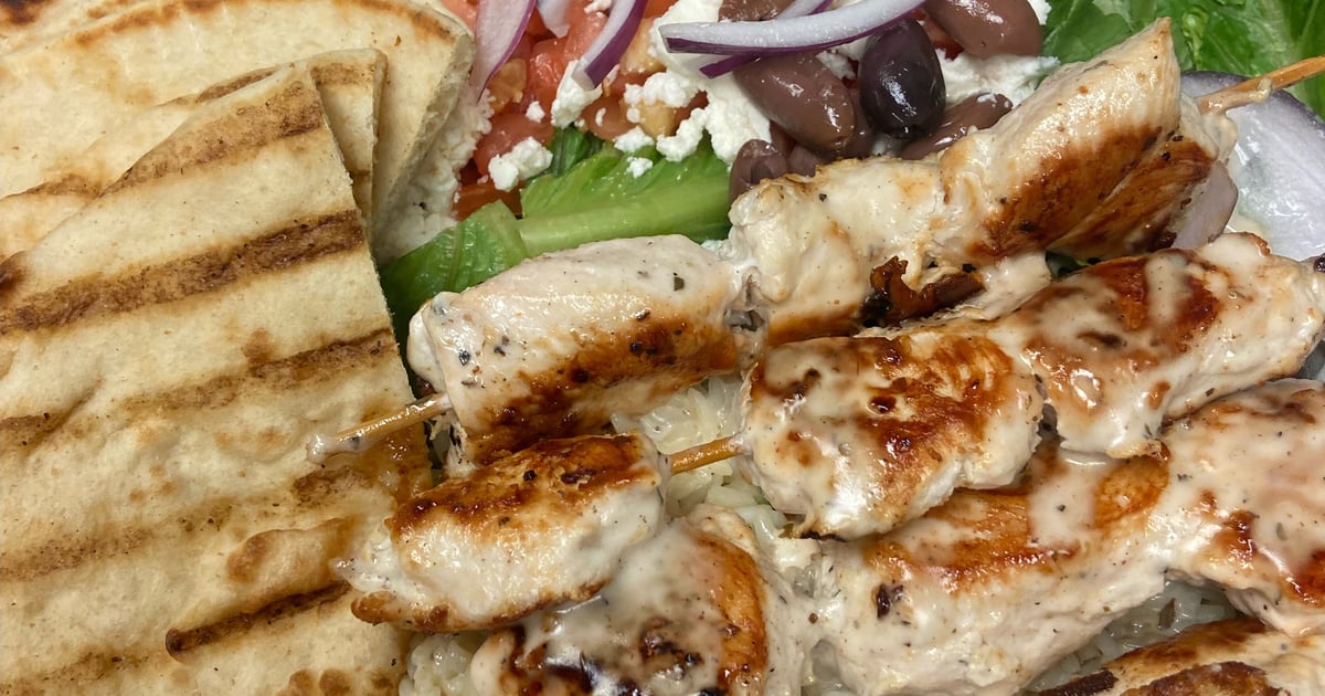 Mediterranean Chicken Kabobs - The Spare Rib - Barbecue Restaurant in ...