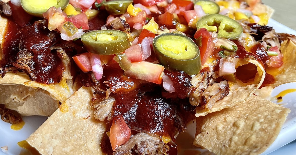 Pulled Pork Nachos - Arooga's | Sports Bar and Grill | Award Winning ...