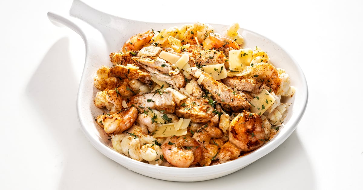 Cajun Chicken & Shrimp Pasta - Arooga's | Sports Bar and Grill | Award ...