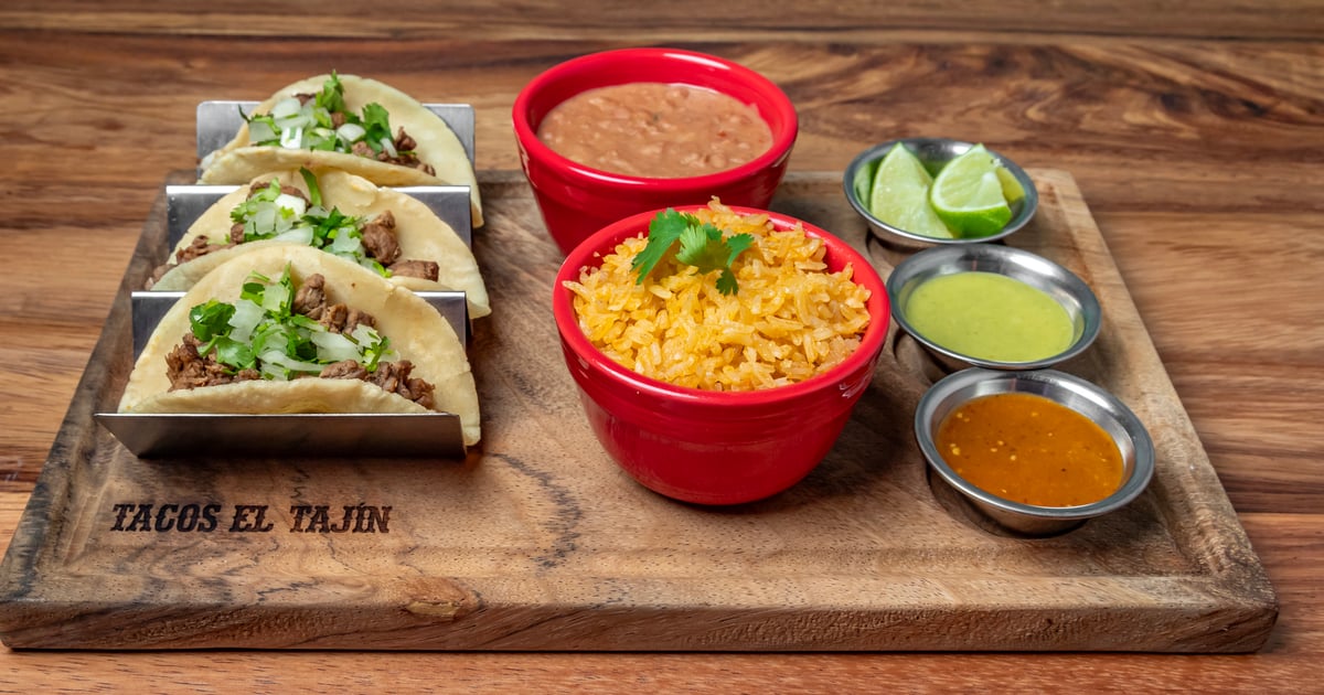 3 Taco Plate - Tacos El Tajin - Mexican Restaurant in Algona, WA