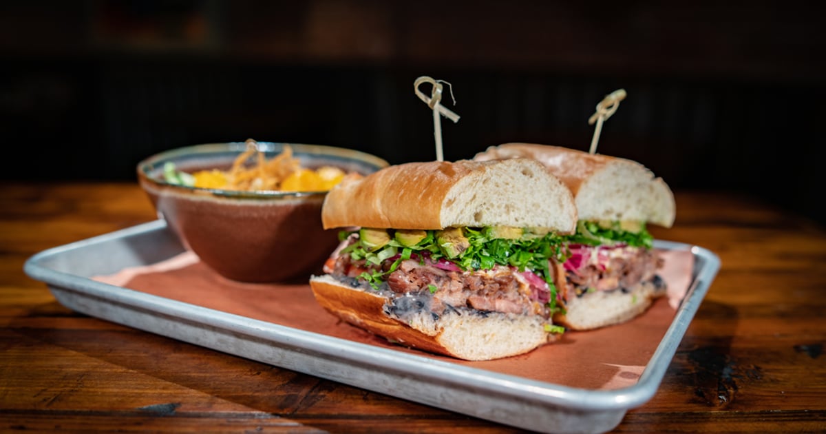 Carnitas Torta - Lunch & Dinner Menu - BurnDown Denver
