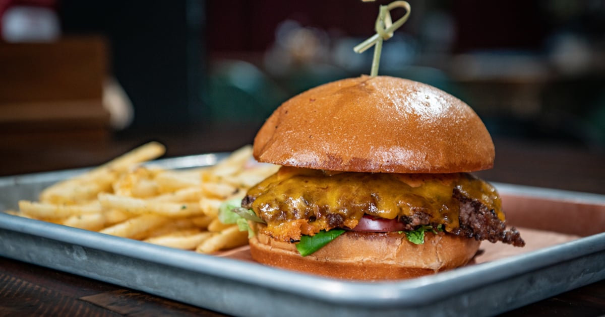 Classic Cheeseburger - Lunch & Dinner Menu - BurnDown Denver
