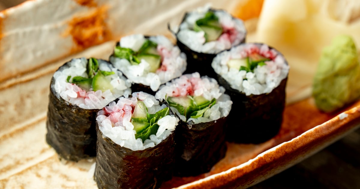 Ume Shiso Cucumber Roll - Tsurutontan