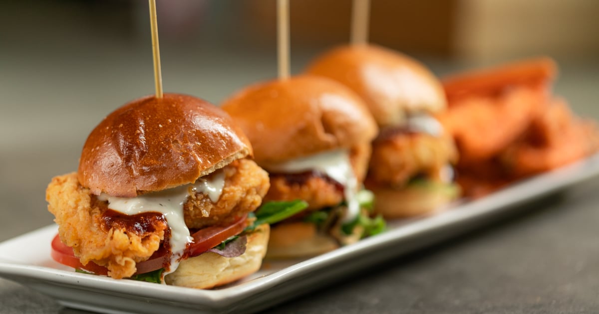 Crispy Chicken Sliders - Rincon Brewery - Restaurant and Brewery on the ...