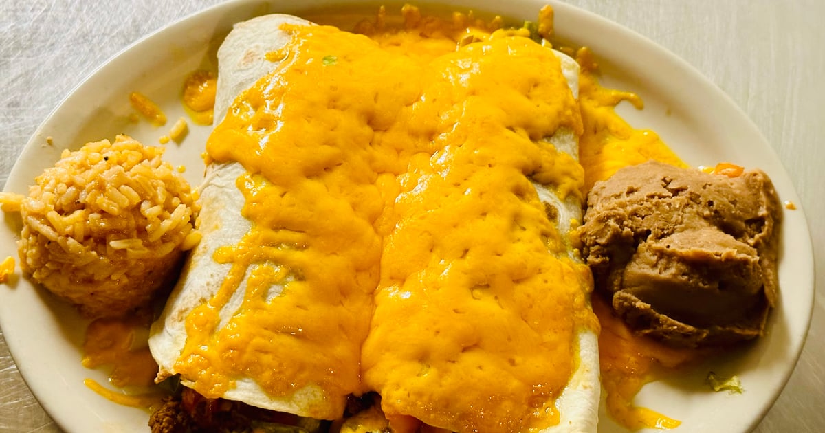 Macho Burrito with Cheese - La Hacienda - Mexican Restaurant in IN