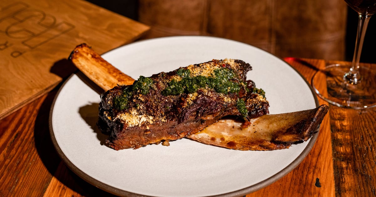 Grilled Bone-in Short Rib - Dinner Menu - Prime 131 - Steak House in ...