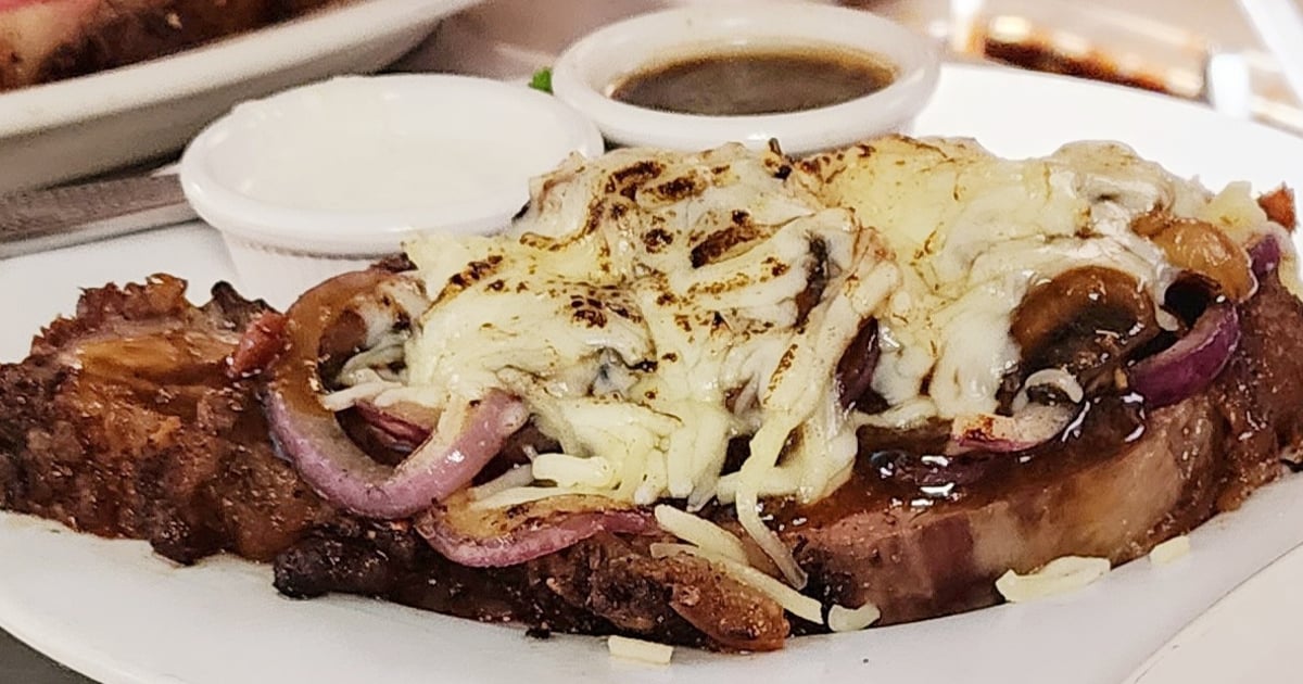 Black and Blue Rib Eye Steak - Main Menu - Matt Denny's Ale House ...