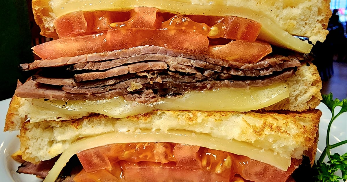 Slow Roasted Beef Melt - Main Menu - Matt Denny's Ale House Restaurant ...