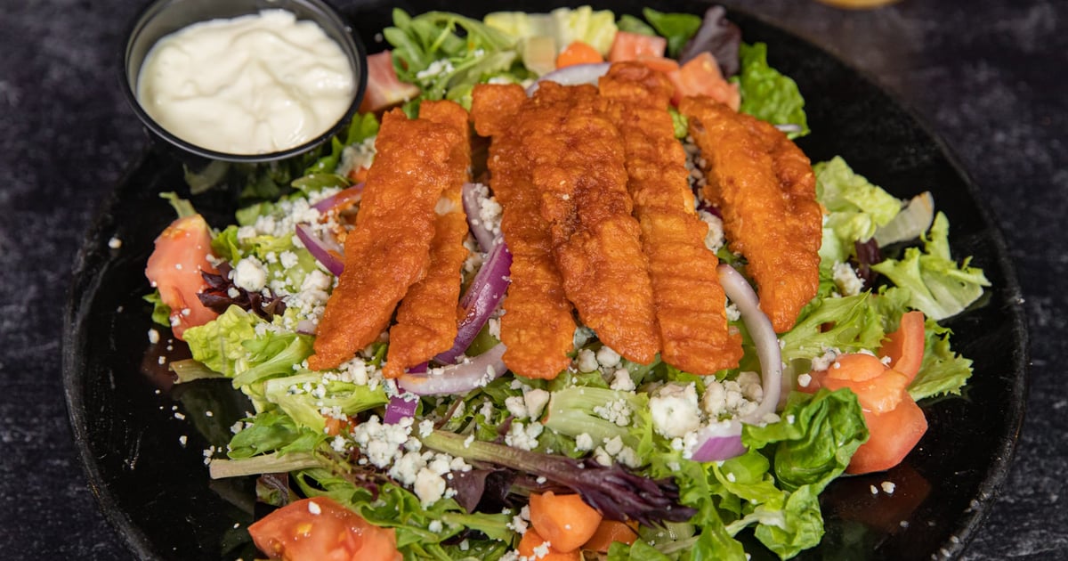 Lockport Chicken Finger Salad - Menu - Lock 34 Bar & Grill - Bar ...