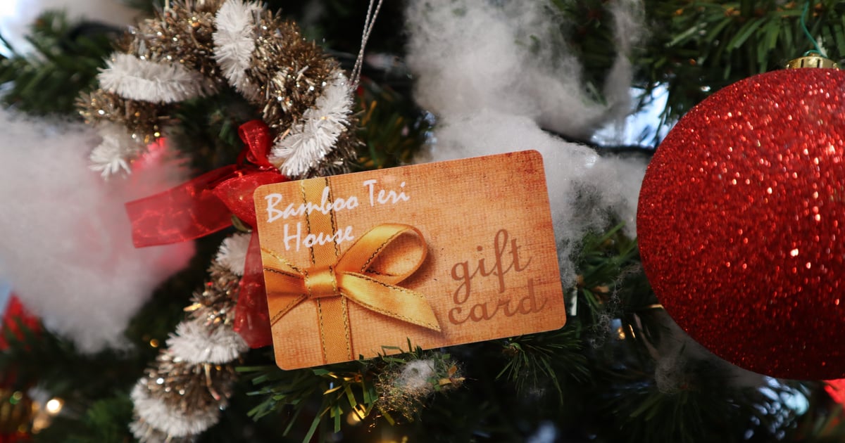 Digital Gift Cards - Bamboo Teri House