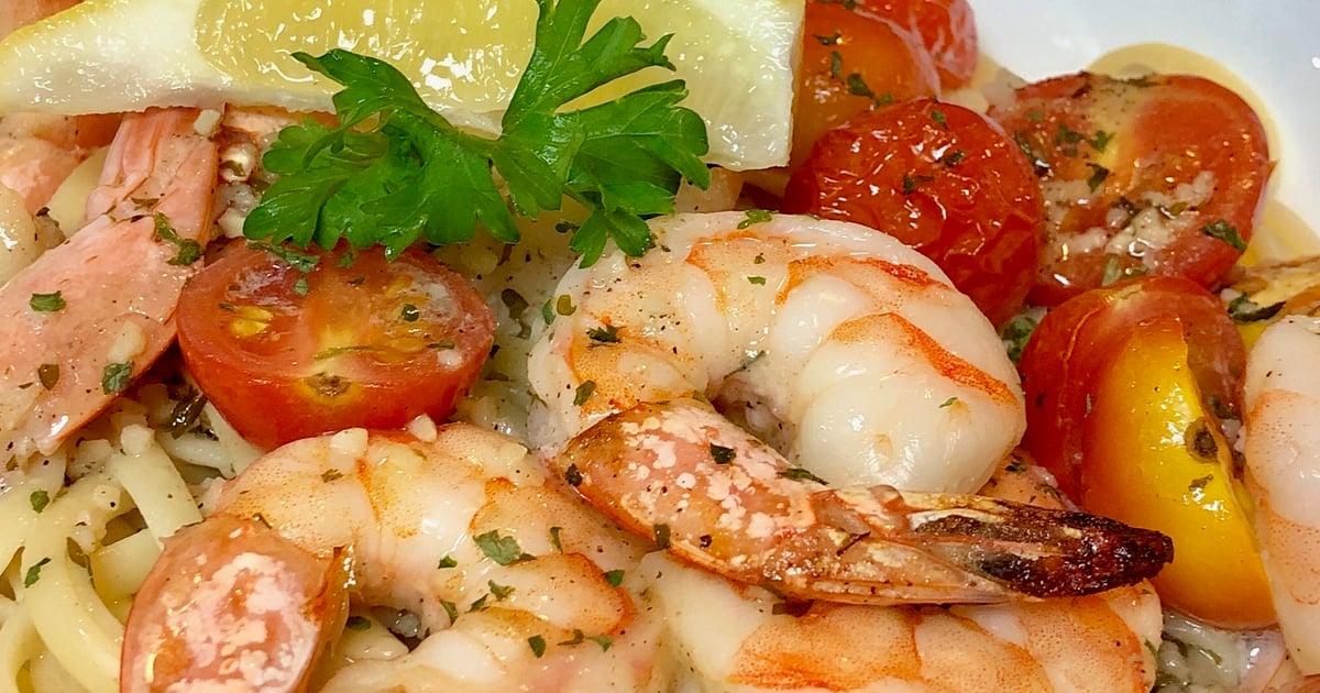 Shrimp Scampi - Main Menu - Seafood Sam's, Cape Cod, MA