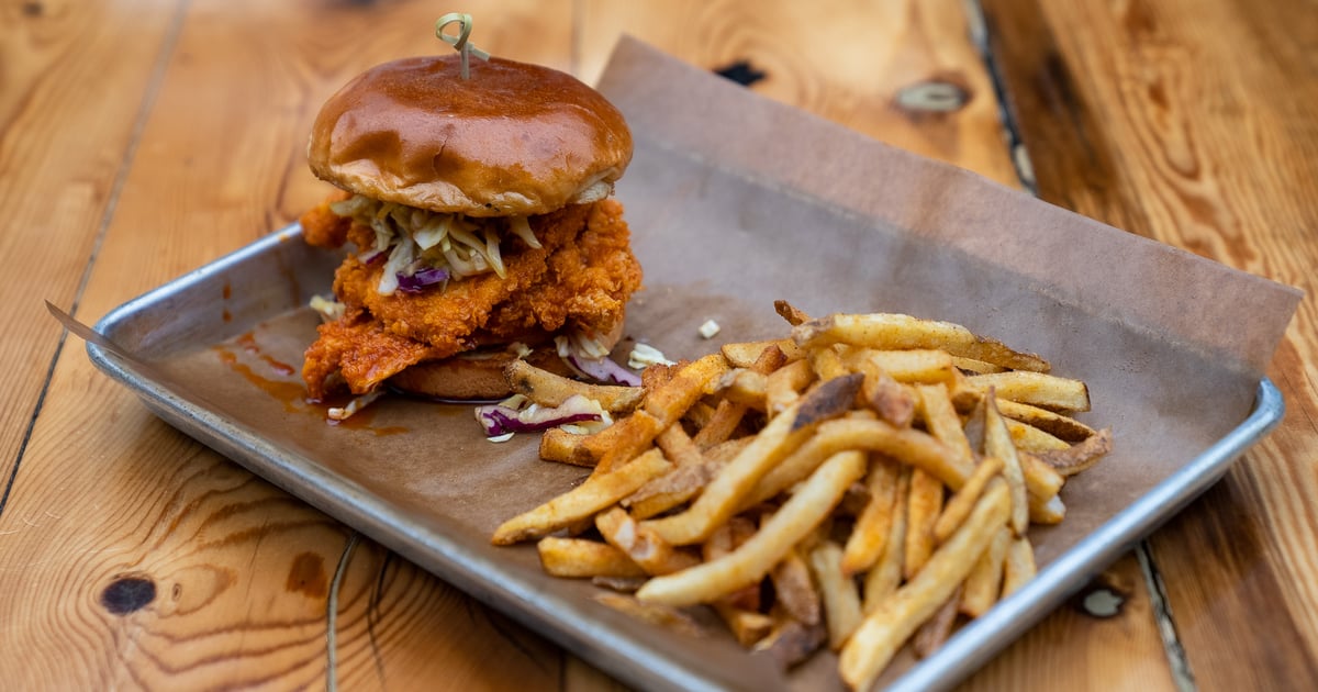 *Nashville Chicken Sandwich - Food - Old Crow Smokehouse - Barbecue ...