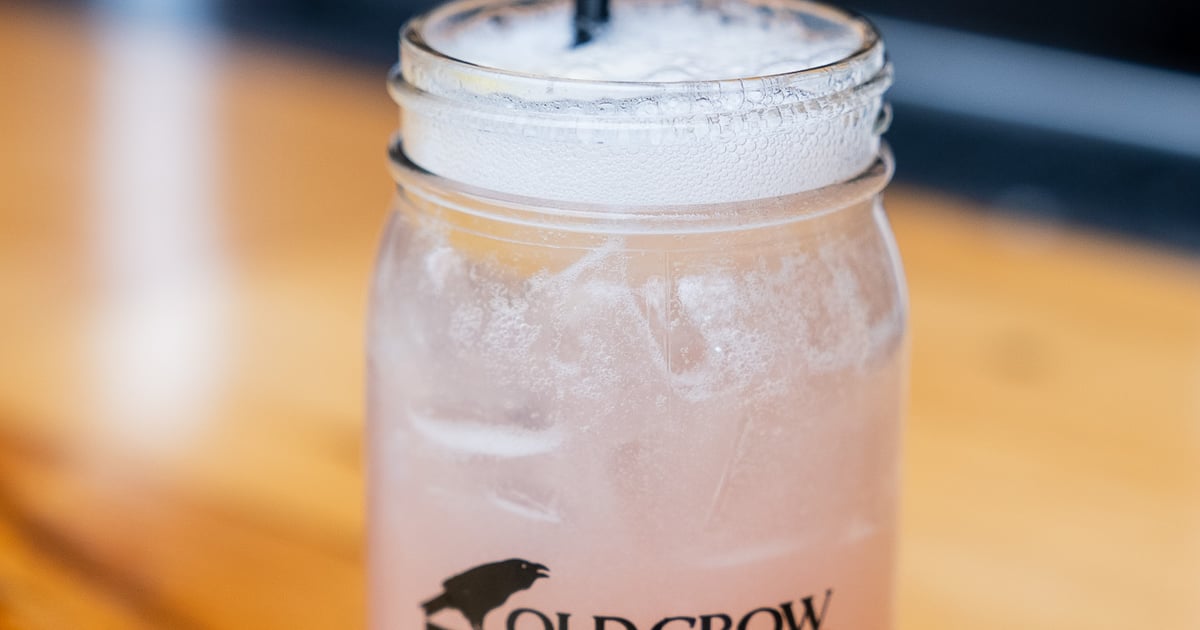 Peach Collins - Drinks - Old Crow Smokehouse - Barbecue Restaurant