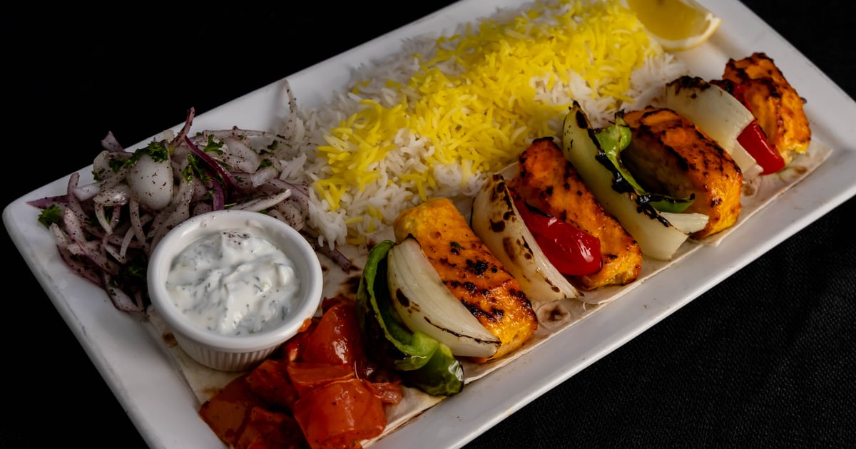 | Veggie Kabob Plate | - Happy Hour - Port Restaurant and Bar ...