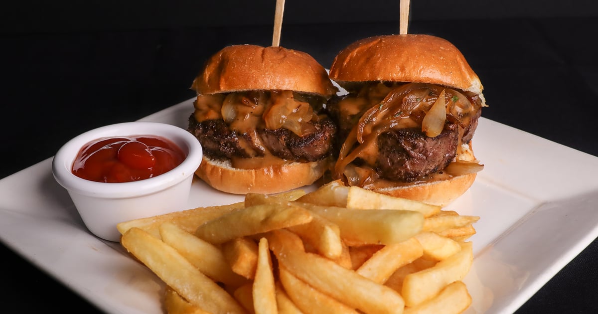 Famous Filet Mignon Sliders - Port Restaurant and Bar - Mediterranean ...