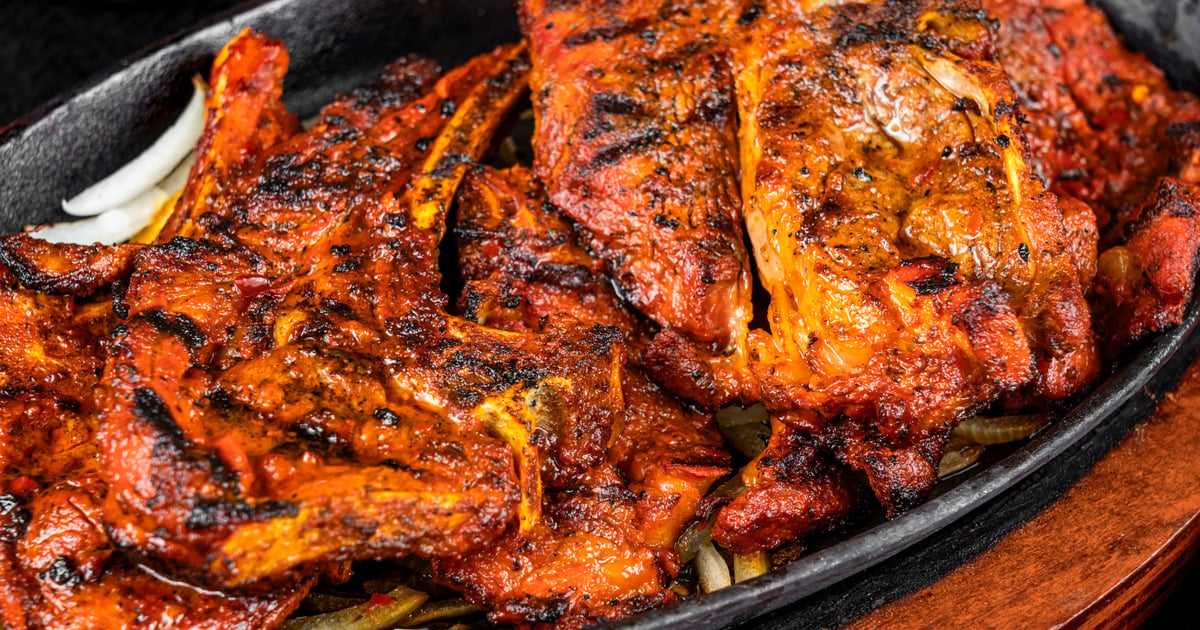 Aga's Goat Chops (4 ord) - Aga's Restaurant - Indian Restaurant in ...
