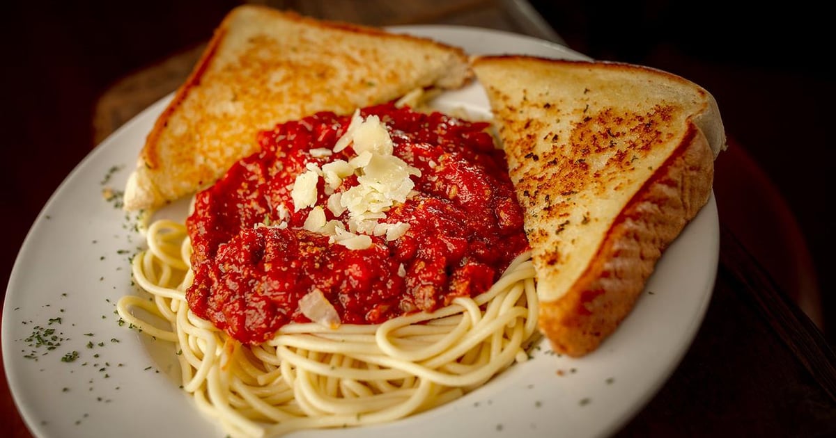 Spaghetti - Kids Menu - Balmer Hotel - Restaurant in Balmertown, ON