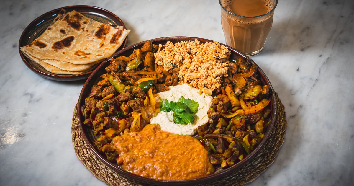 Full Somali Breakfast - Sabiib Somali Restaurant