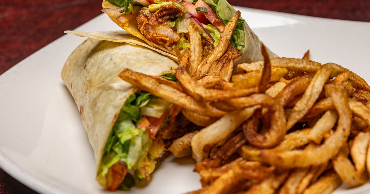 Shrimp Boom Boom Wrap - Main - Tony's Trophy Room - American Restaurant ...