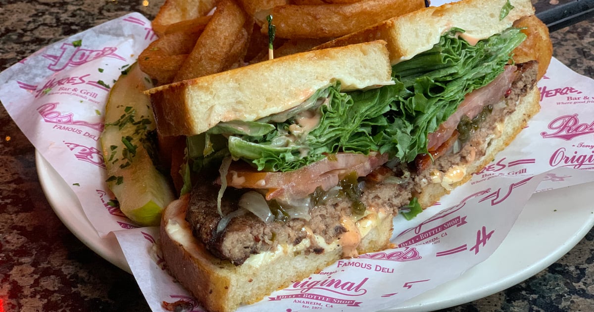 San Francisco Burger - Burgers - RIVERSIDE-Heroes - Brewpub in ...