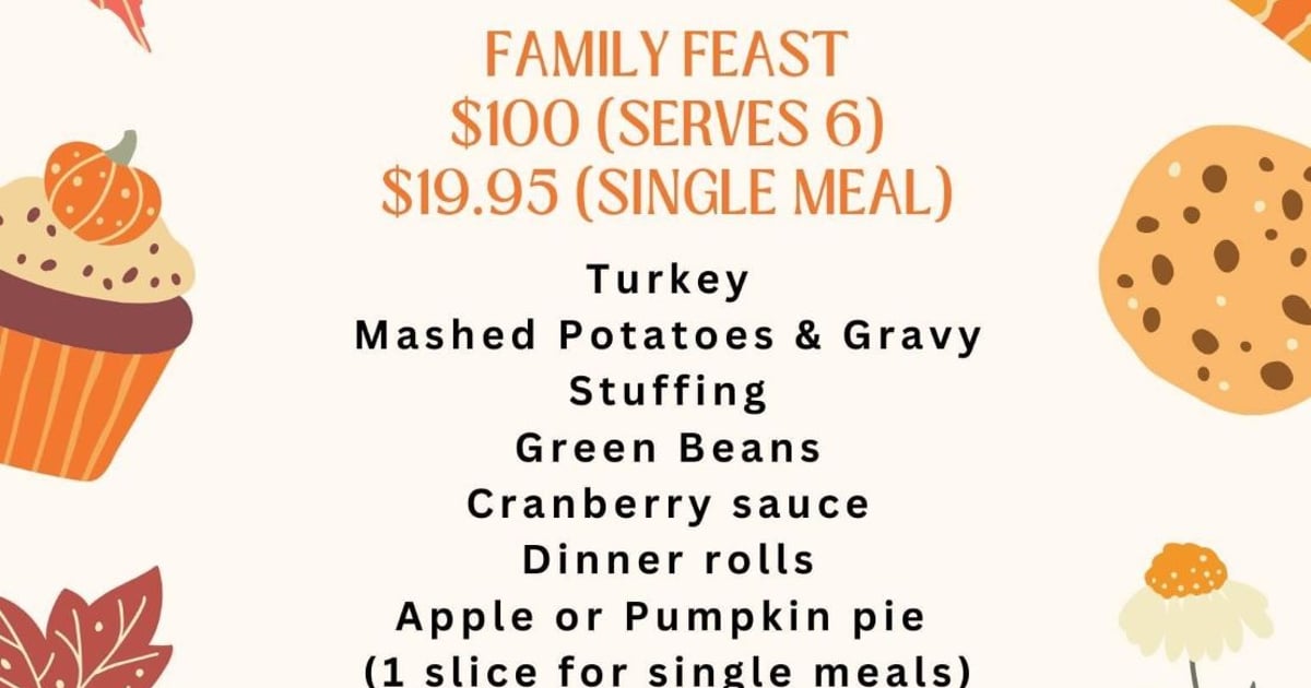 Single Serving Thanksgiving Dinner - Breakfast Station