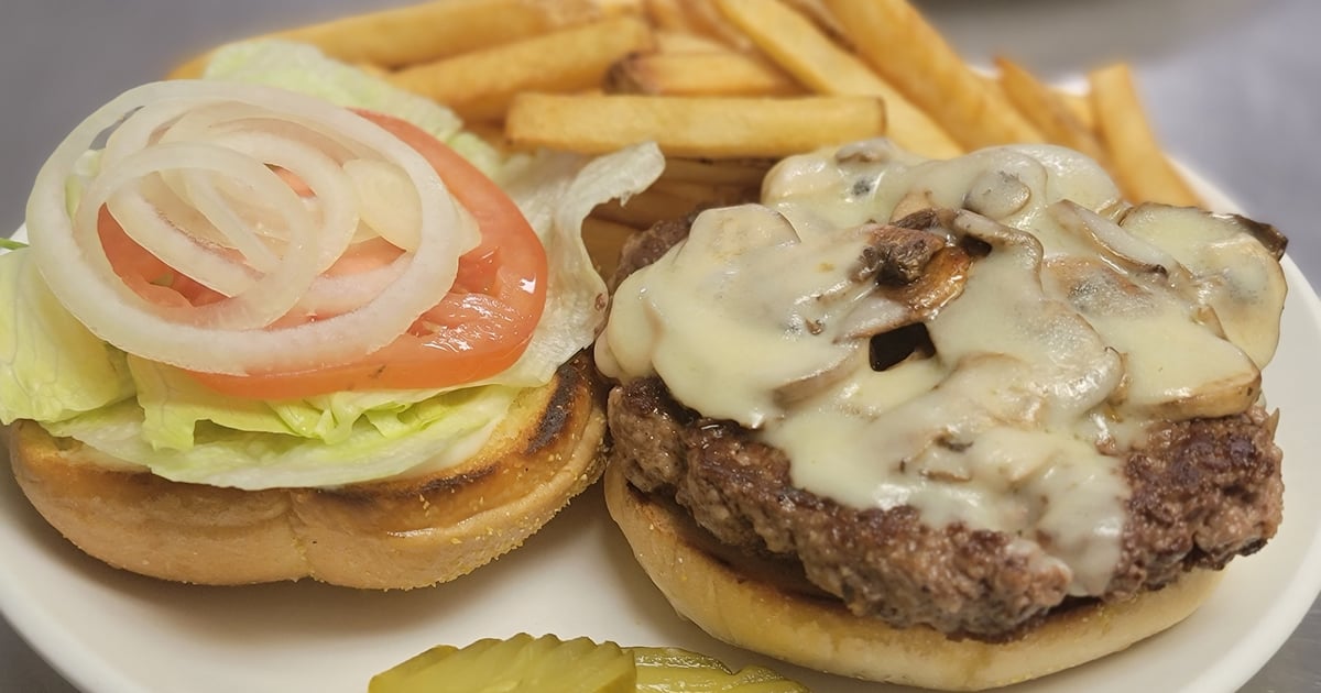 Mushroom & Swiss - Lunch Menu - Breakfast Station