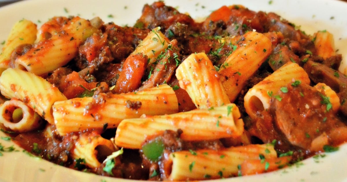 Sausage & Beef Rigatoni* - Milton's Pizza & Pasta