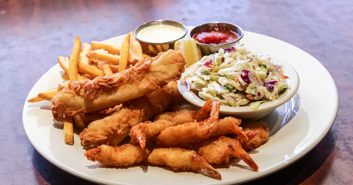 Crispy Fish or Shrimp Dinner - Dinner- SERVED 2:00 PM UNTIL 10:00 PM ...
