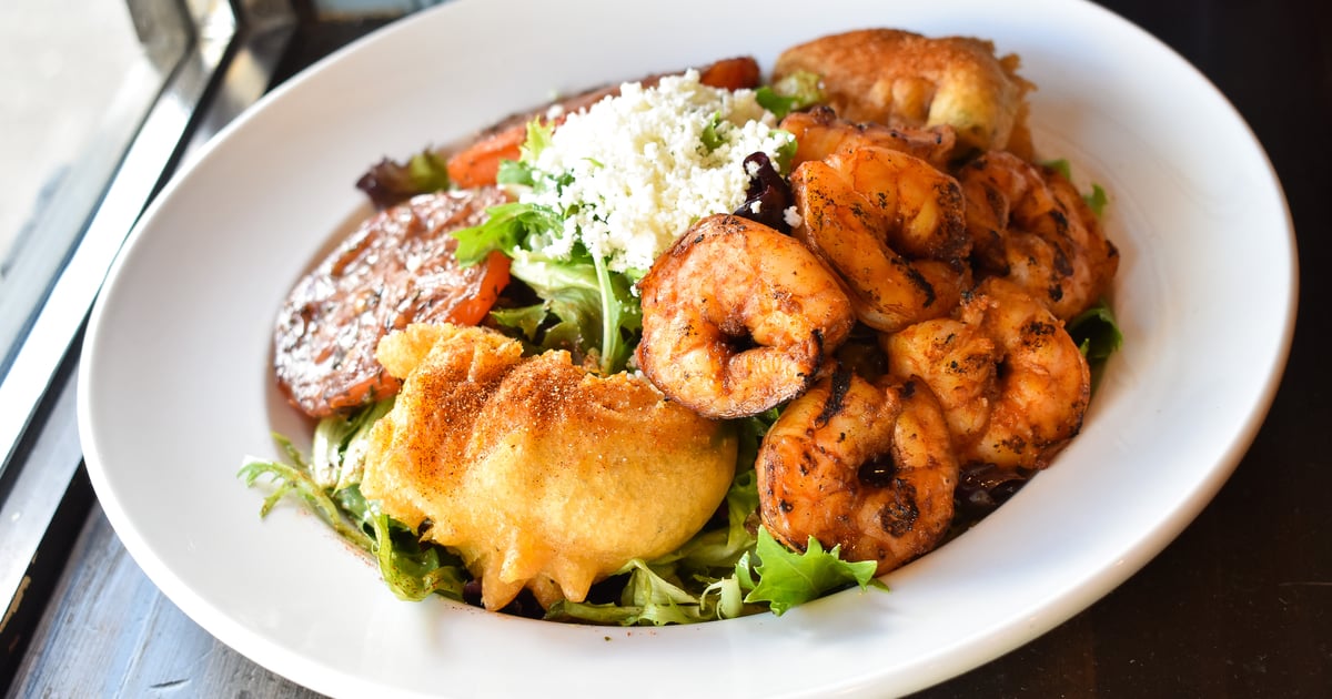 Lago Shrimp Salad - Lunch & Dinner Menu - Lago Tacos