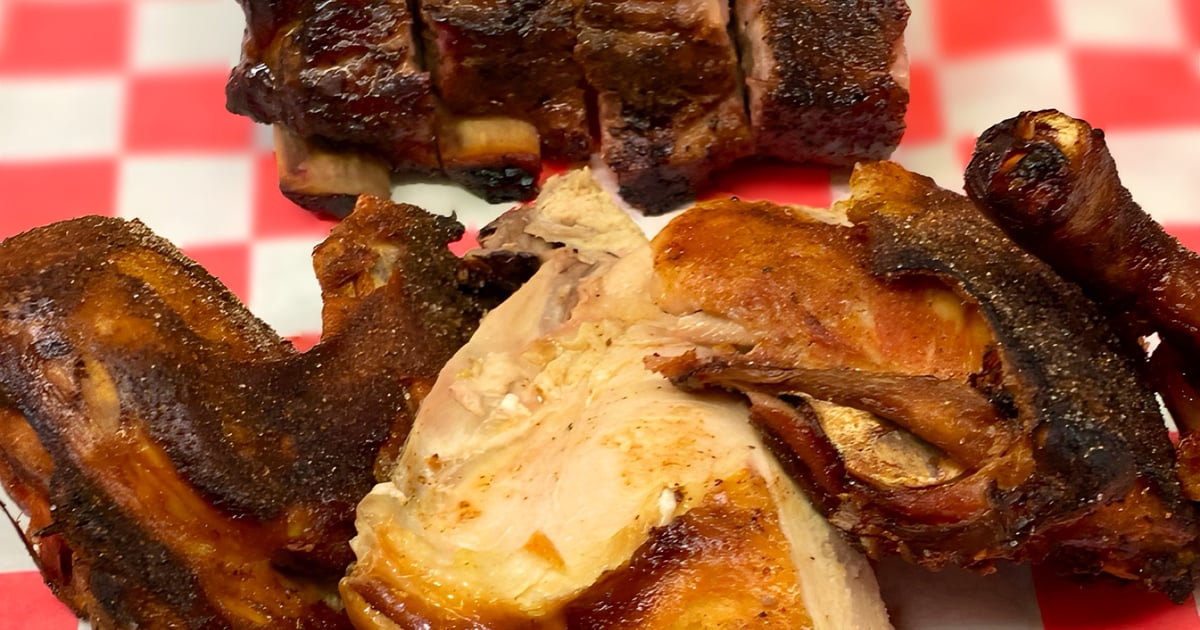 Smoked Ribs & Chicken Combo - Porky's BBQ: Best BBQ Restaurant in ...