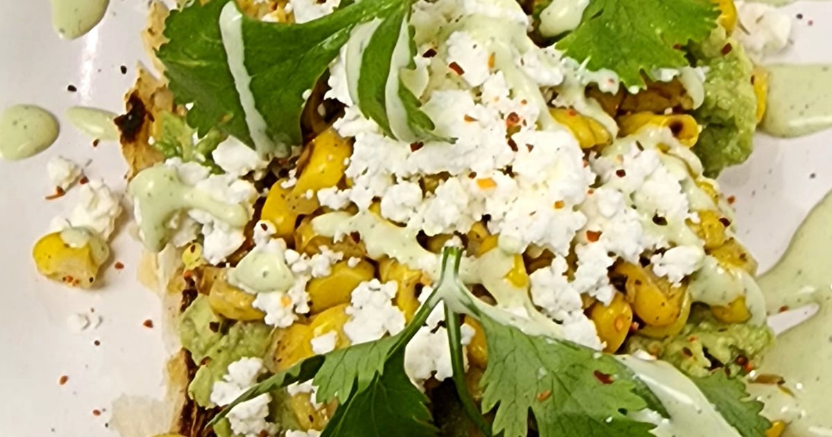 Roasted street Corn over Smashed Avocado toast - Jimmy Joe's Texas ...