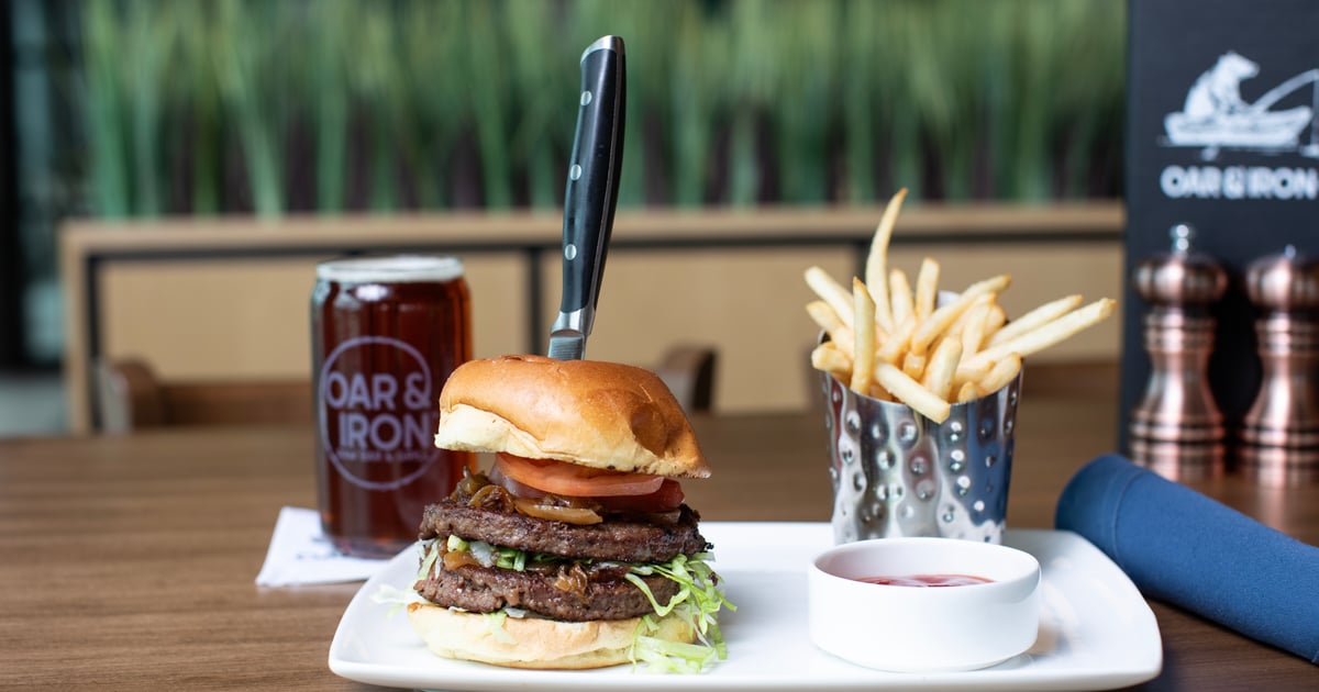 Impossible Burger - Dinner - Oar & Iron - Raw Bar & Grill