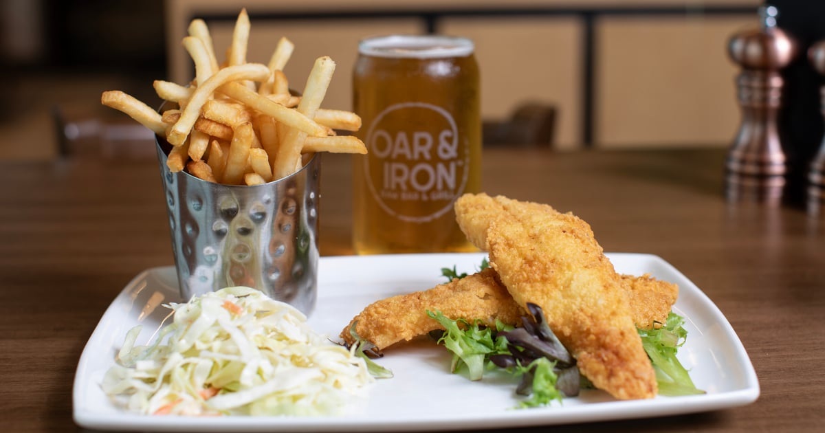 Fish & Chips - Dinner - Oar & Iron - Raw Bar & Grill
