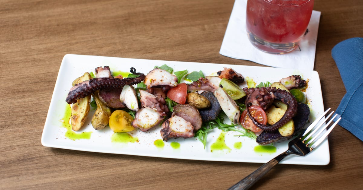Charred Octopus - Dinner - Oar & Iron - Raw Bar & Grill