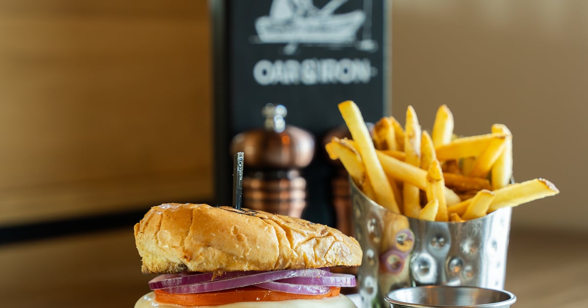 Oar & Iron Burger* - Oar & Iron - Raw Bar & Grill