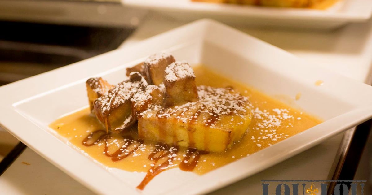 Bread Pudding - Lou Lou Food & Drink